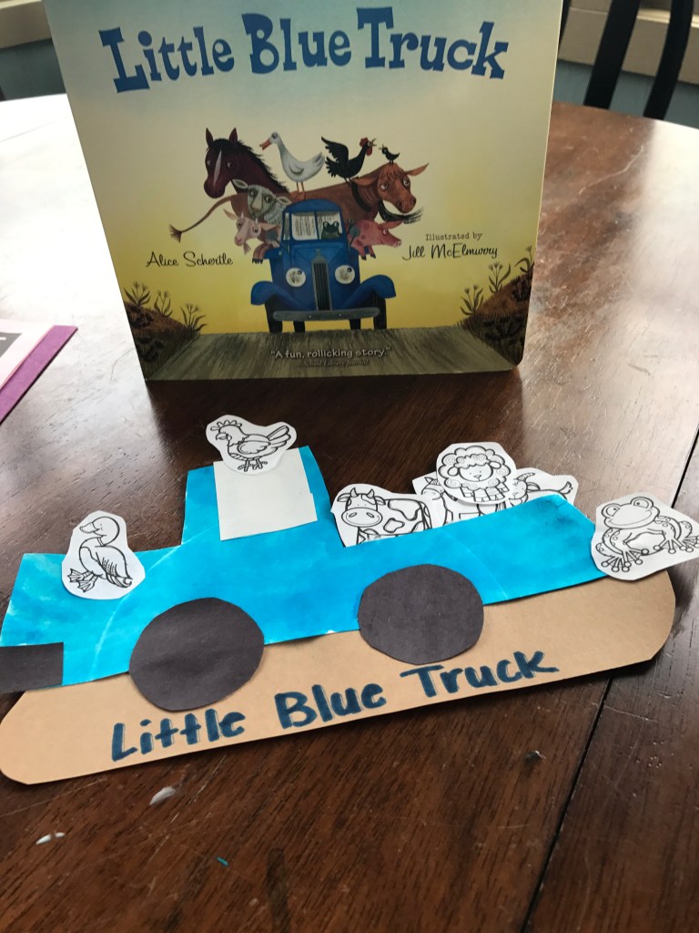Little Blue Truck Activity for Speech Therapy