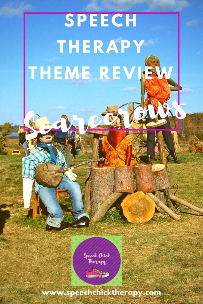 Speech Therapy Theme Review: Scarecrows