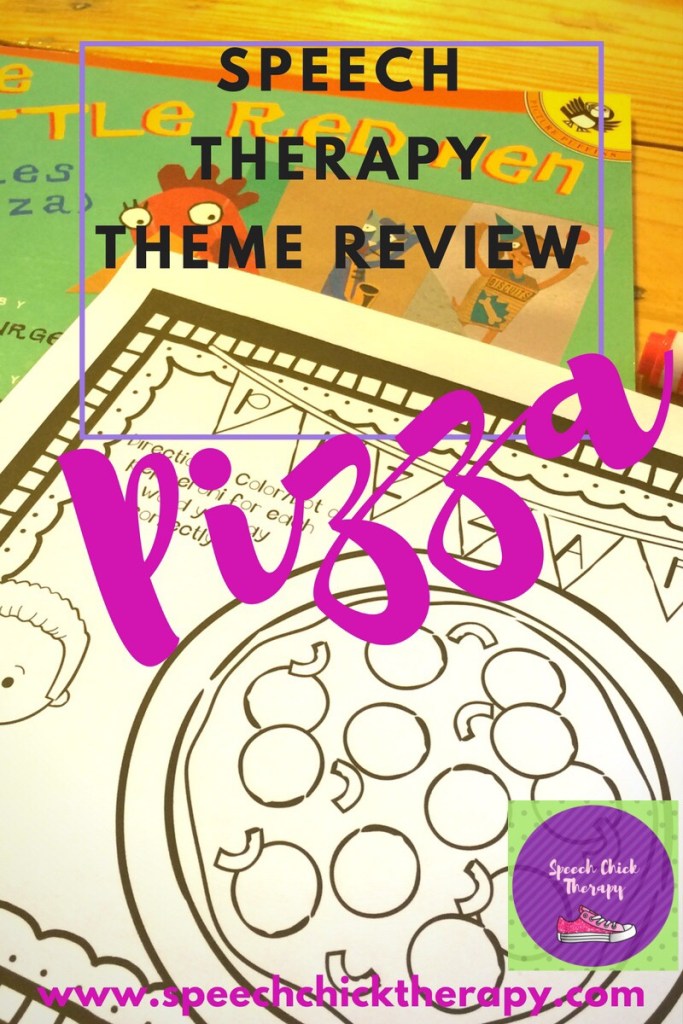 Speech Therapy Review: Pizza!