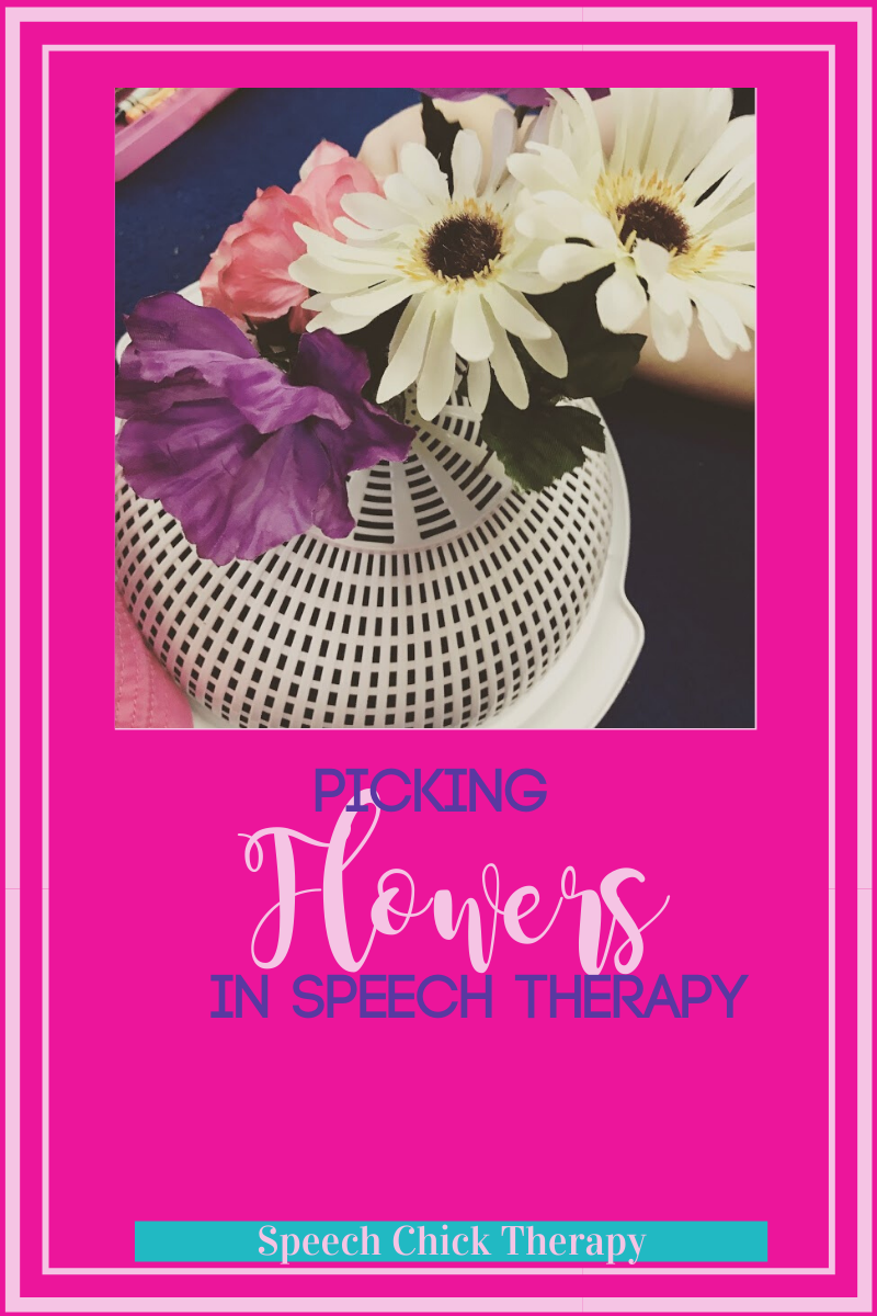 Picking Flowers in Speech Therapy