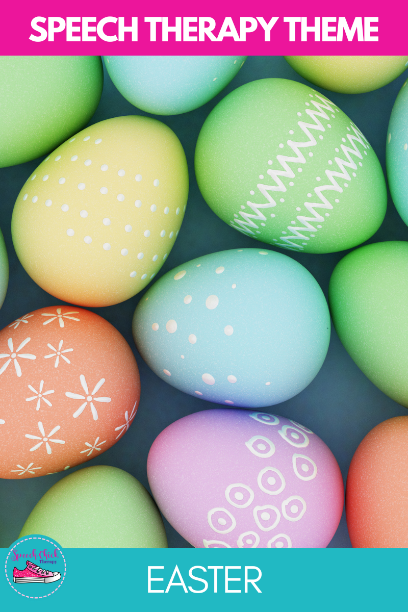 Speech Therapy Theme: Easter